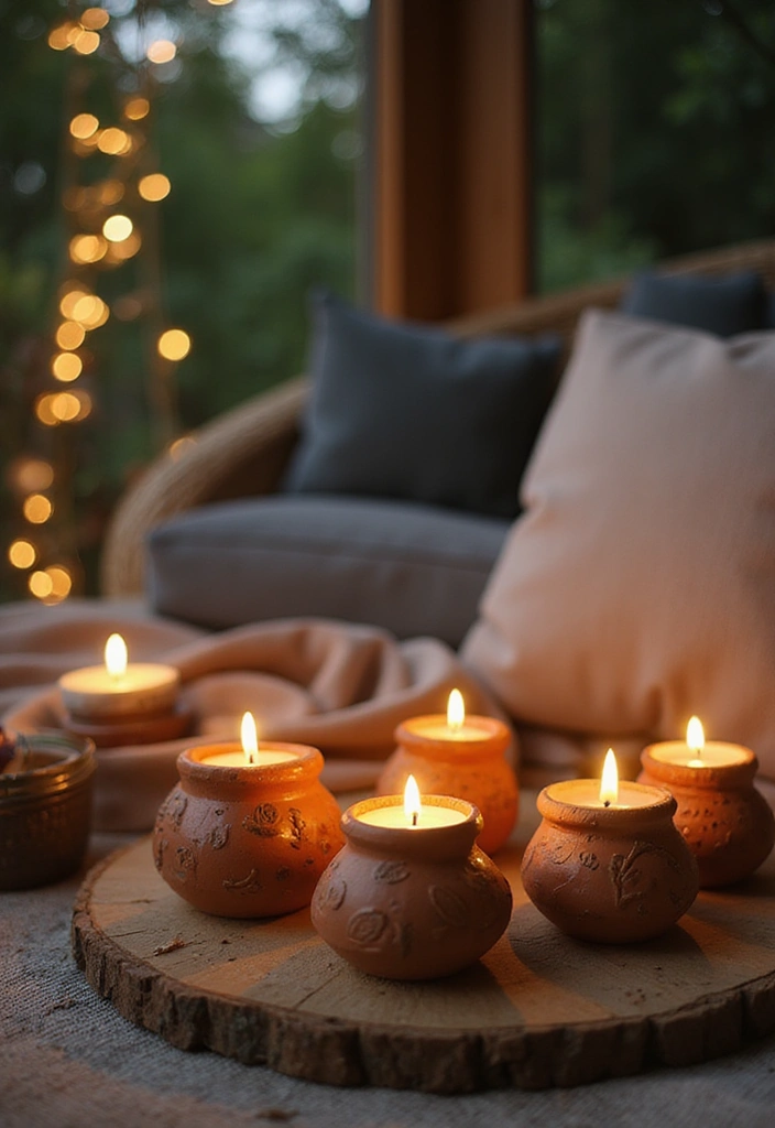 15-Creative-Summer-Crafting-Ideas-with-Clay-That-Will-Melt-Your-Stress-Away-6.-Clay-Candle ...