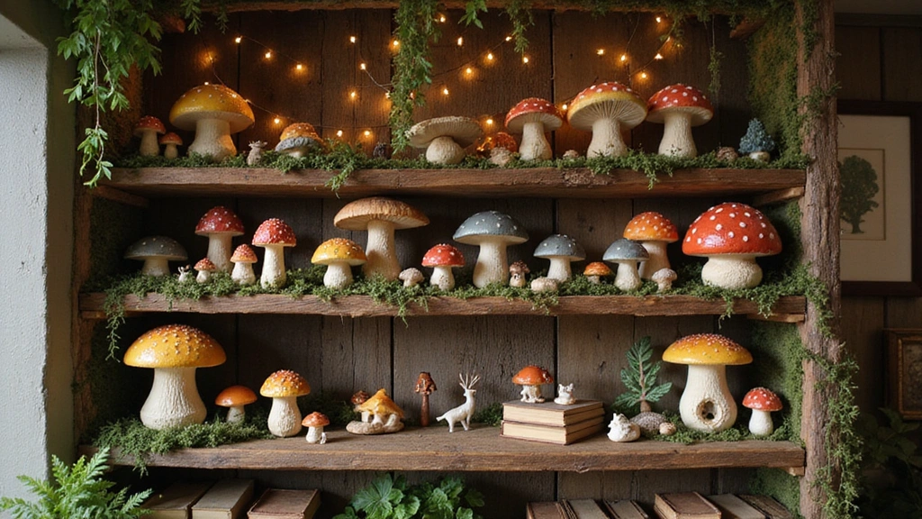20 Goblin Core Aesthetic Tips for Cozy Mushroom Shelf Decor You Can’t ...